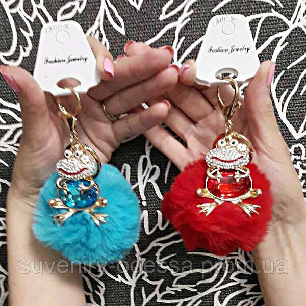 Брелок на ключі жаба хутровий ціна 24 грн — Prom Ua Id 1200826024