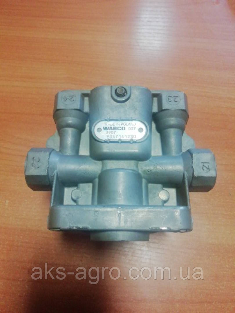 Купити 9347141230 Wabco Кран захисно. 4-х контурний, ціна 4375 ₴ - Prom ...