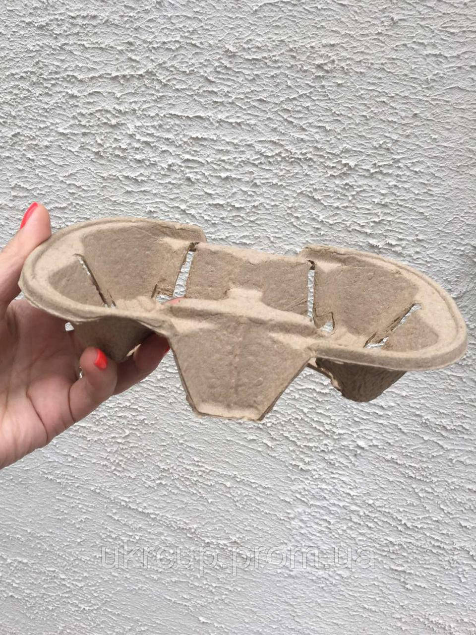 Картонные держатели для 2 стаканов (холдеры для стаканов) (ID ...