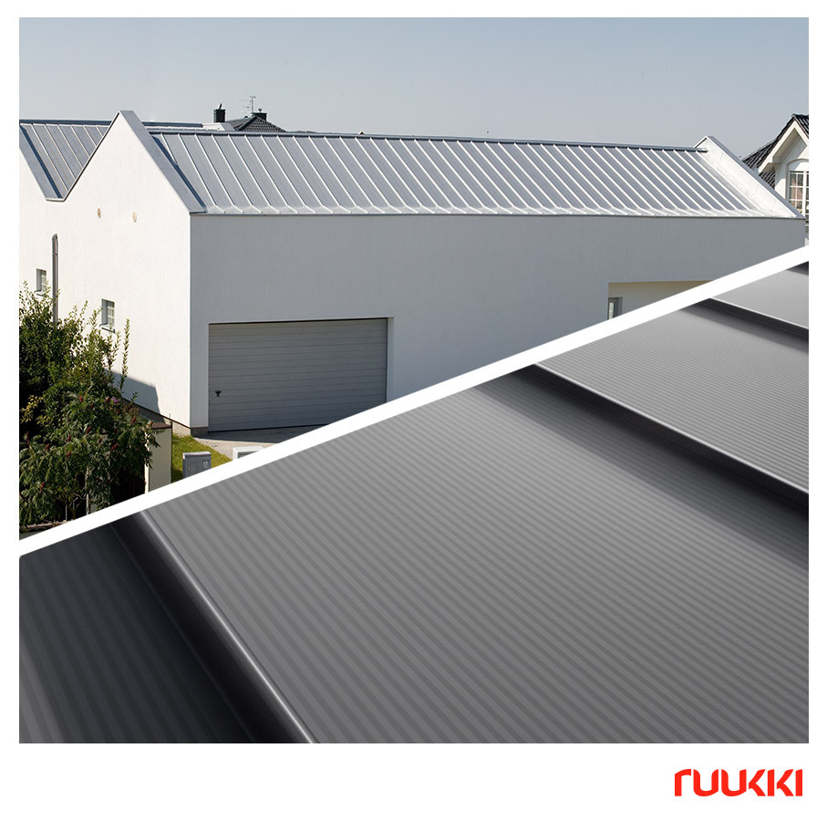 Фальцевая кровля Ruukki Classic M (30) Polyester. Клик-Фальц (ID ...