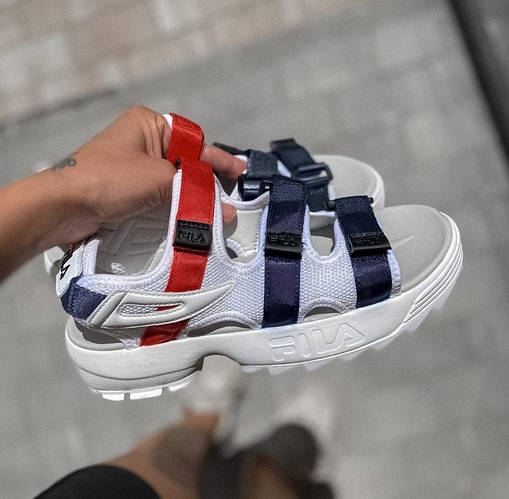 Fila Disruptor Sandal White | сандалии женские и мужские; летние; белые ...