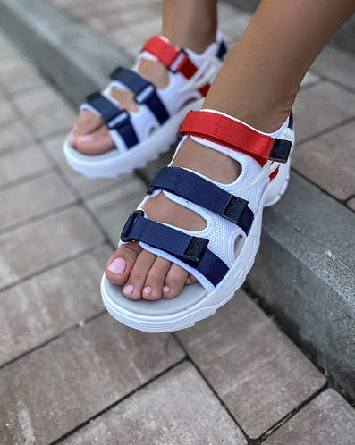 Fila Disruptor Sandal White | сандалии женские и мужские; летние; белые ...