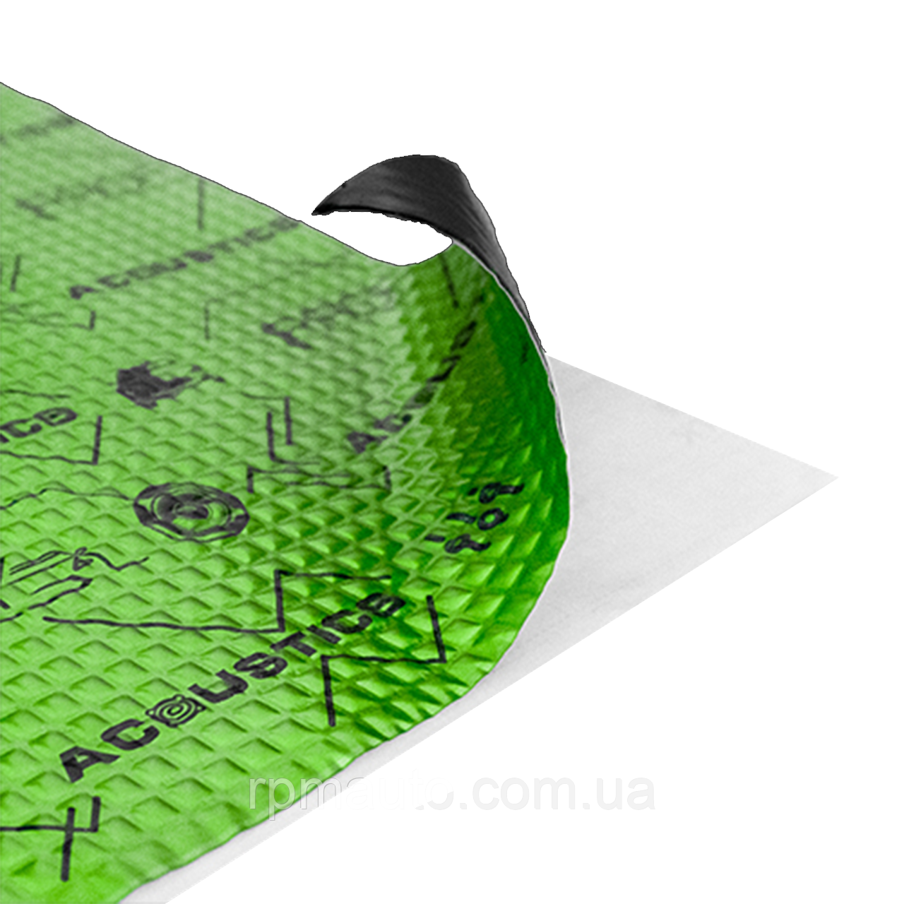 Шумоізоляція Авто ACOUSTICS PROFY A4 50х70 мм Обесшумка Віброізоляція ...