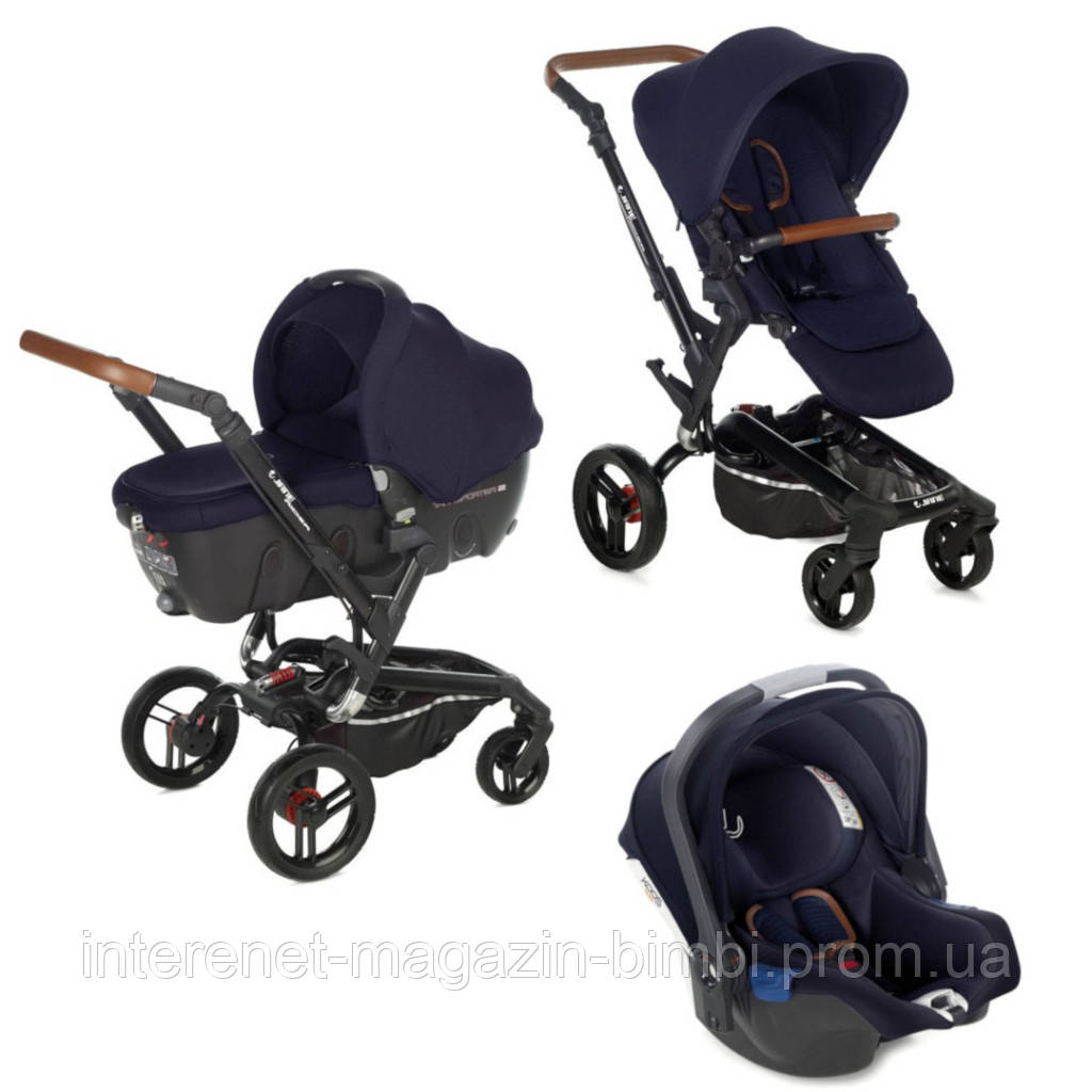 Купити Коляска 3в1 RIDER TRANSPORTER KOOS I-Size, колір Sailor/темно ...