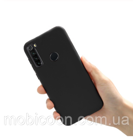 Купить Чехол Silicone Case для Xiaomi Redmi Note 8T черный (ксиоми ...