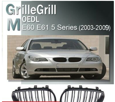 Купити Решітка радіатора BMW E60 / E61 в стилі M чорна матова, ціна ...
