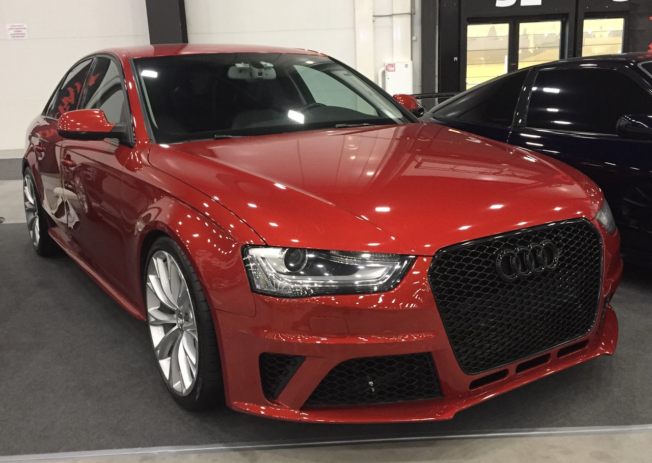 Передній бампер Audi A4 B8 12 16 тюнінг обвіс стиль Rs4 в Украине
