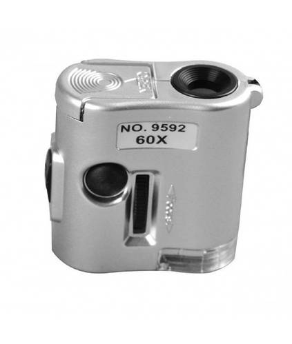 Купити Кишеньковий мікроскоп Kromatech MG 9592 60X Сірий (mdr_0400 ...