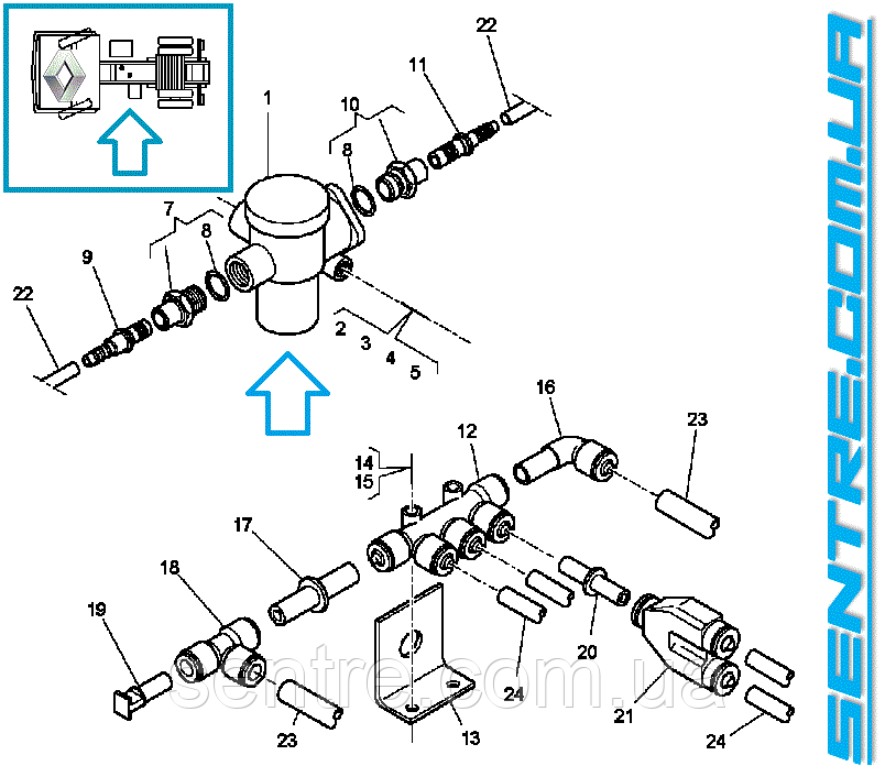 Кран ограничения давления AC157C Турция - купить по лучшей цене в Киеве ...