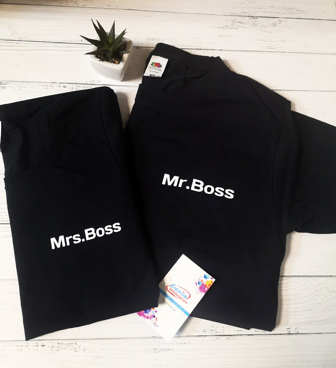 Парные Футболки "Mrs.Boss & Mr.Boss" — Купити Недорого на Bigl.ua ...