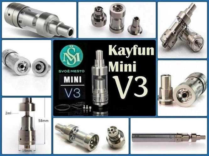 Купить Kayfun Mini V3 RTA. Обслуживаемый бакомайзер., цена 679 грн ...