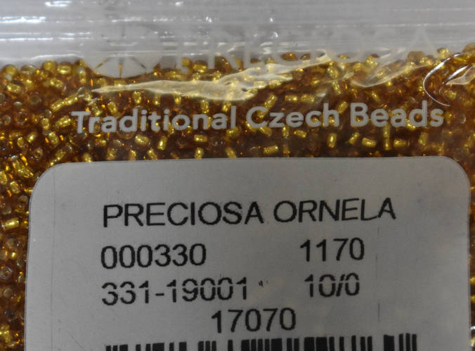 Бісер Preciosa 10/0 колір 17070 золотий 10г (ID#1180343378), ціна: 19.60 ₴, купити на Prom.ua