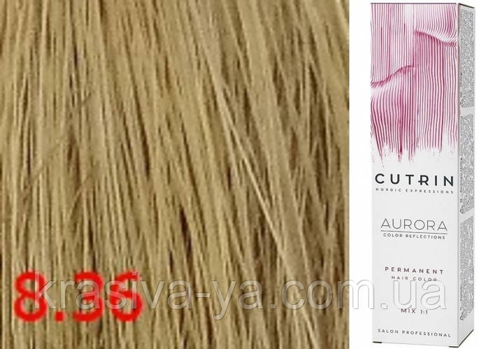 Купити Cutrin Aurora Permanent Color - Аміачна фарба для волосся 8.36 ...