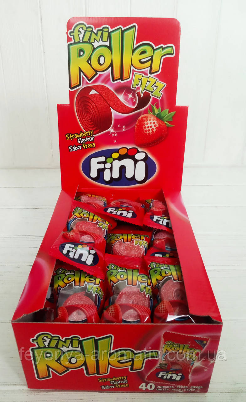 Желейная конфета Fini Roller Strawberry, 20гр (Испания): продажа, цена ...