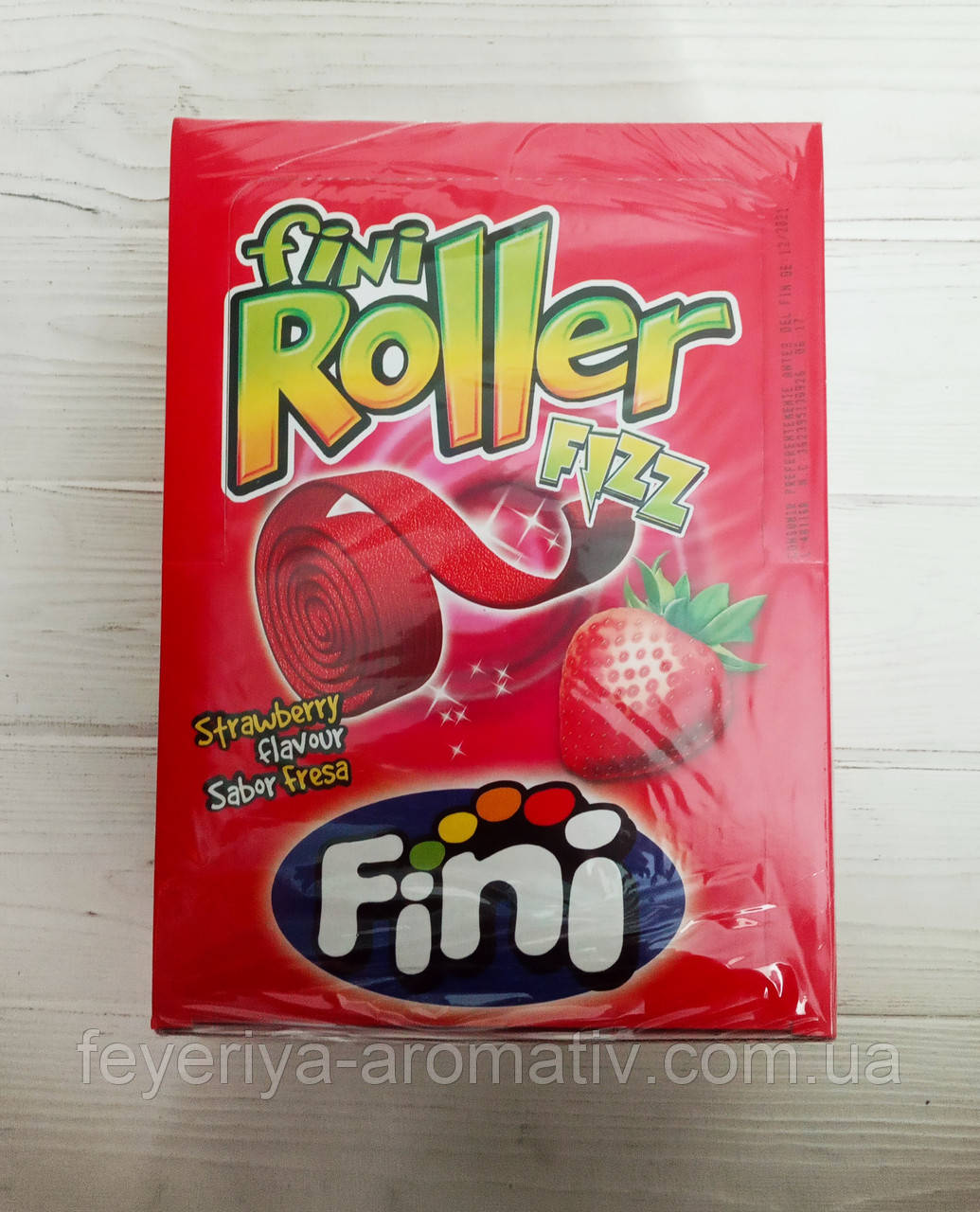Желейная конфета Fini Roller Strawberry, 20гр (Испания): продажа, цена ...