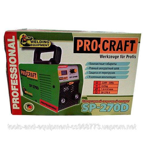 Купить Инвертор сварочный Procraft SP 270D, цена 3500 грн — Prom.ua (ID#1209819984)