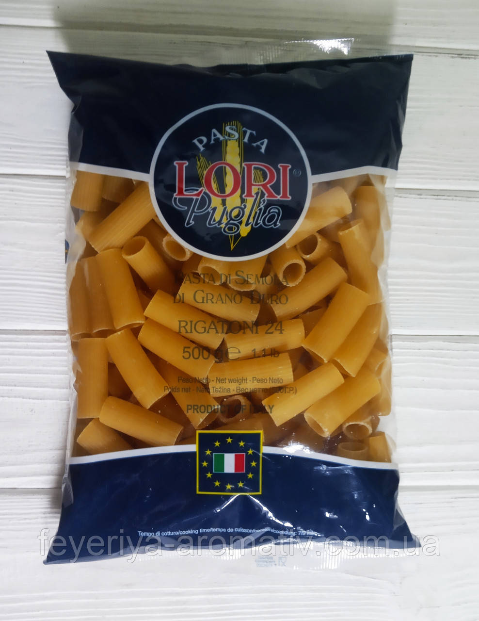 Макароны трубочки Lori Puglia Rigatoni 500g (Италия): продажа, цена в ...