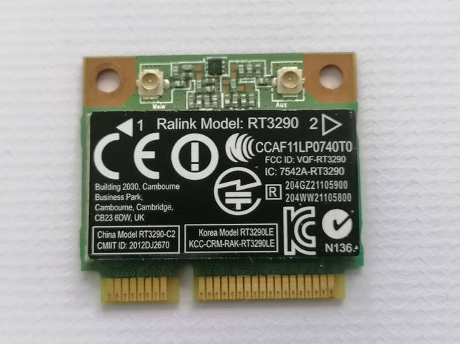 Купить Б/У Wi-Fi модуль + Bluetooth 3.0 Ralink RT3290 mini PCI-E от HP ...
