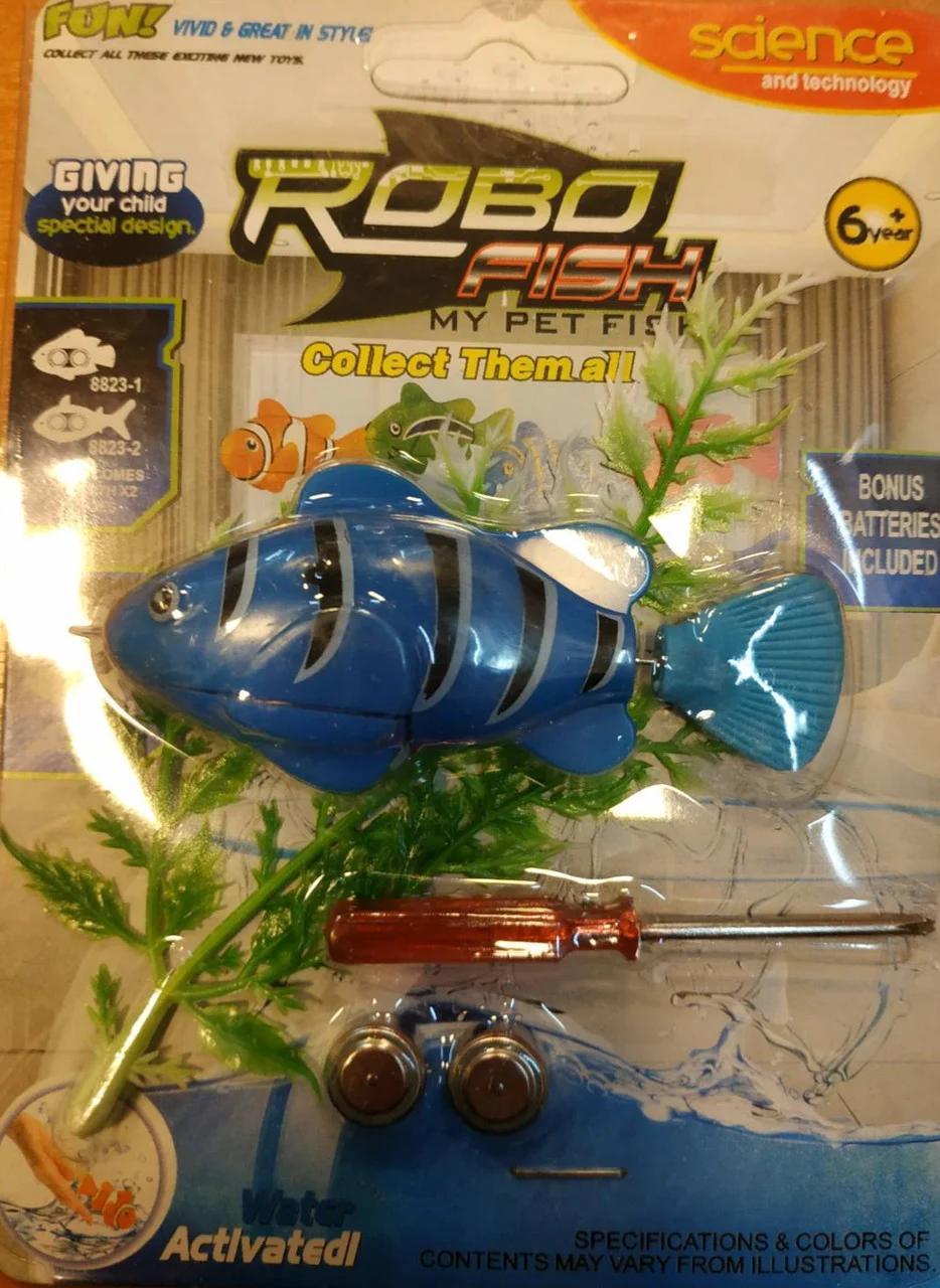 Електронна рибка-робот для акваріума на батарейках Robofish (роборыбка ...