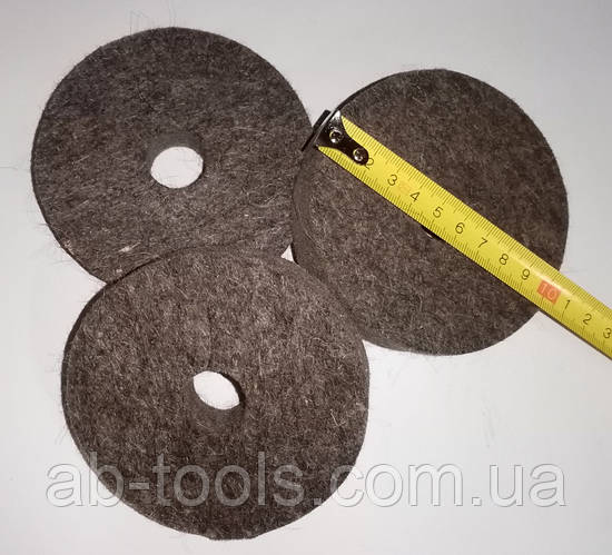 Круг войлочный на станок 100 мм посадка 22 мм мягкий (ID#254256614 ...