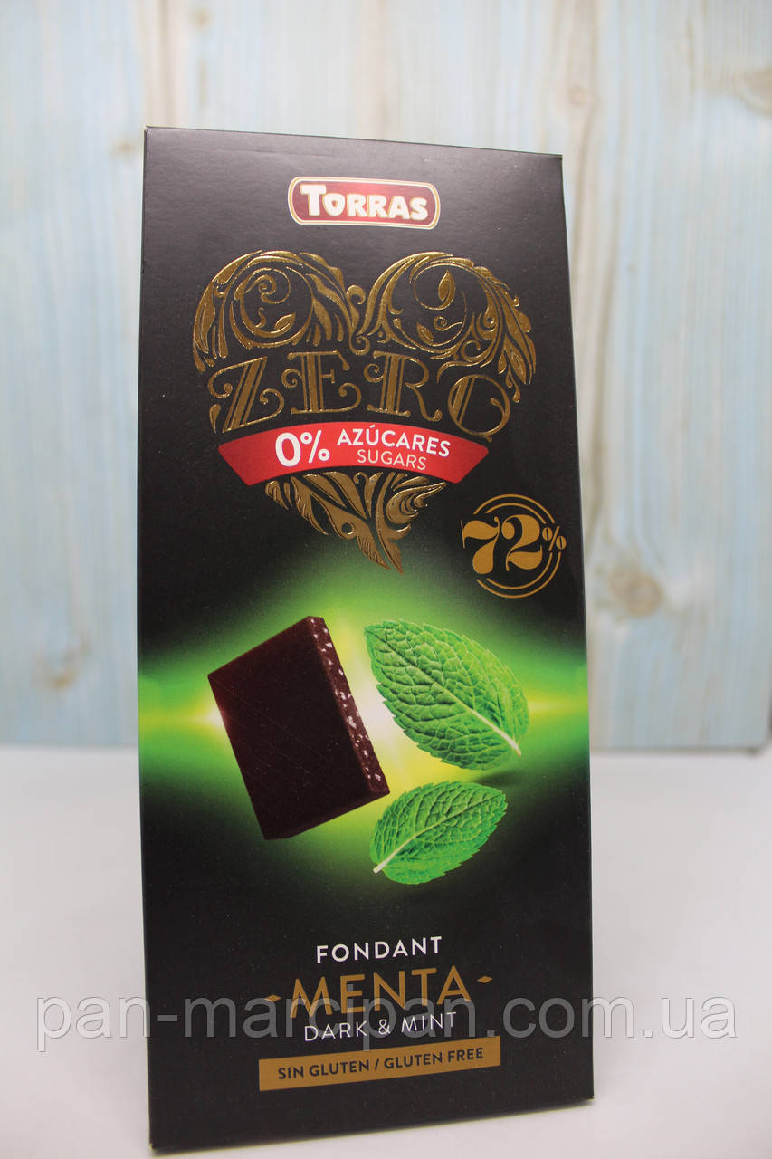 Шоколад Torras Zero 72% М'ята 100 г (ID#1003225629), цена: 70 ₴, купить ...