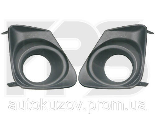 Решетка бампера Toyota Corolla 10-13 под ПТФ, левая (FPS) 8148212130 FP ...