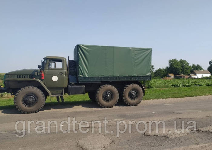 Тент УРАЛ-4320 из ткани ПВХ матовый хаки (ID#1212717368), цена: 9000 ...