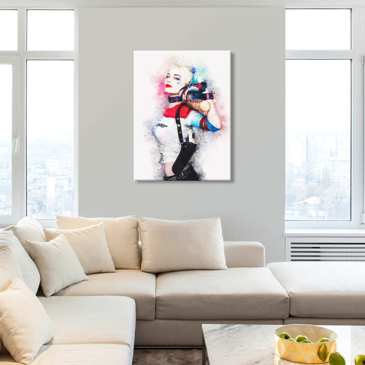 Сумашедшая Harley Quinn Постер Харлі Квін Картина Харлі Квін Постер ...