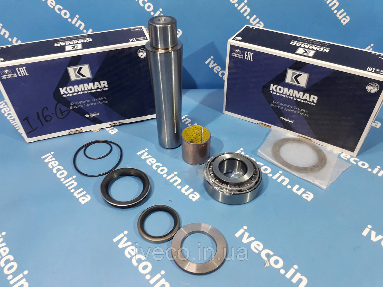 Шкворінь SCANIA 4 P G R T L з підшипником 550284 0550284 11500KMM ...