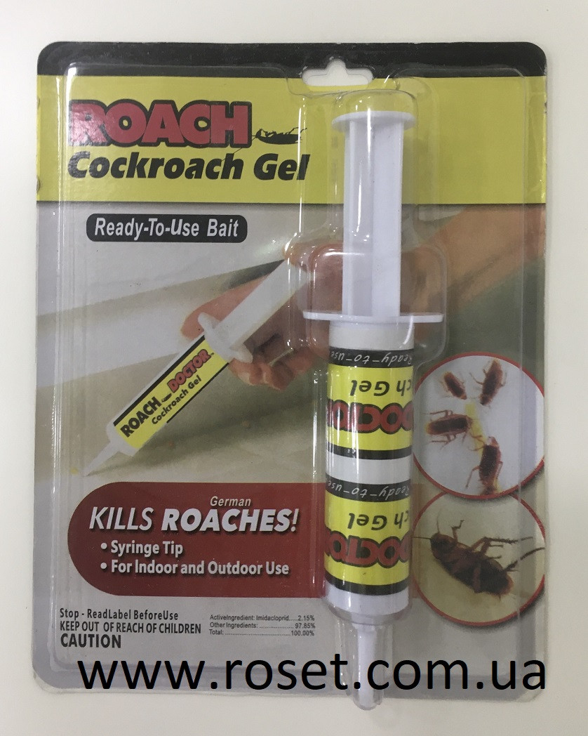 Гель від тарганів та комах Roach doctor Cockroach Gel, ціна: 180 ...