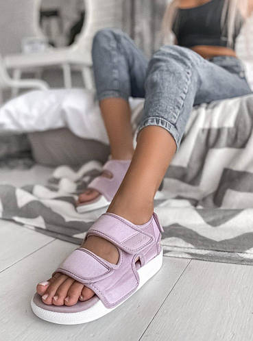 Купить Женские сандалии Adidas Adilette 3.0 Lilac White / босоножки ...