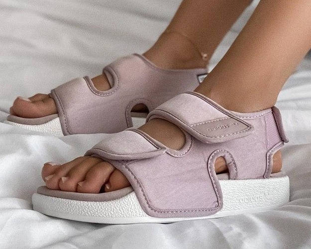 Купить Женские сандалии Adidas Adilette 3.0 Lilac White / босоножки ...