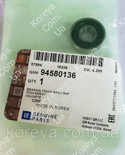 Подшипник коленчатого вала задний в маховик 94580136 Дэу Матиз 0,8 и 1 ...