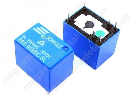 Реле SRS-05VDC-SL 5V (250V 3А), цена 20 грн - Prom.ua (ID#1212616024)