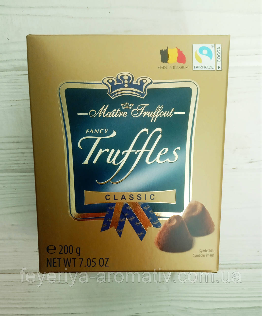Конфеты трюфели Maitre Truffout Fancy Truffles Classic 200г (Бельгия ...