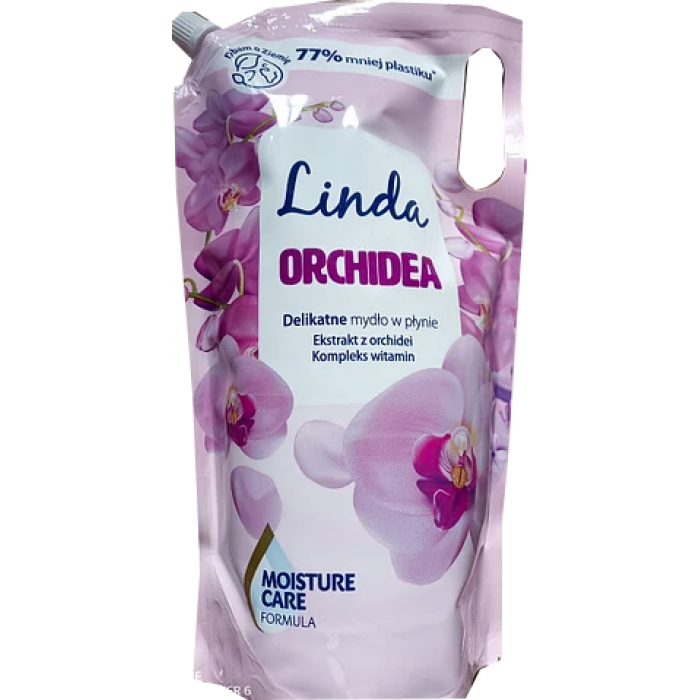 Жидкое мыло Линда Linda Орхидея запаска в пакете , 1л, цена 72 грн ...