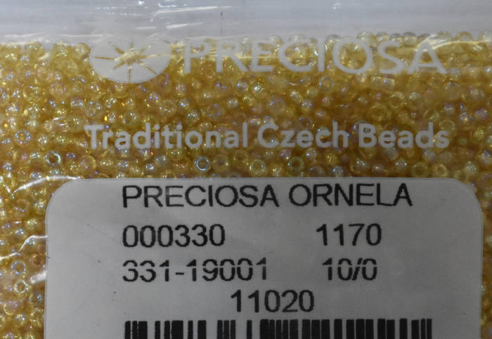 Бисер Preciosa 10/0 цвет 11020 золотой 10г (ID#1178922608), цена: 19.60 ₴, купить на Prom.ua