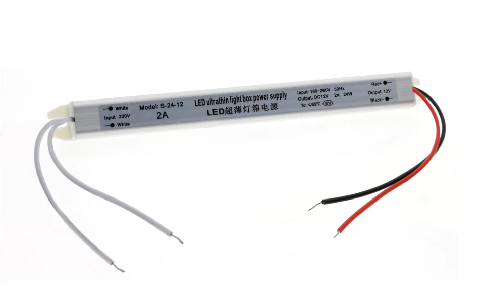 Блок живлення LEDTech 12в 2а 24Вт "stick" в алюмінієвому корпусі ...