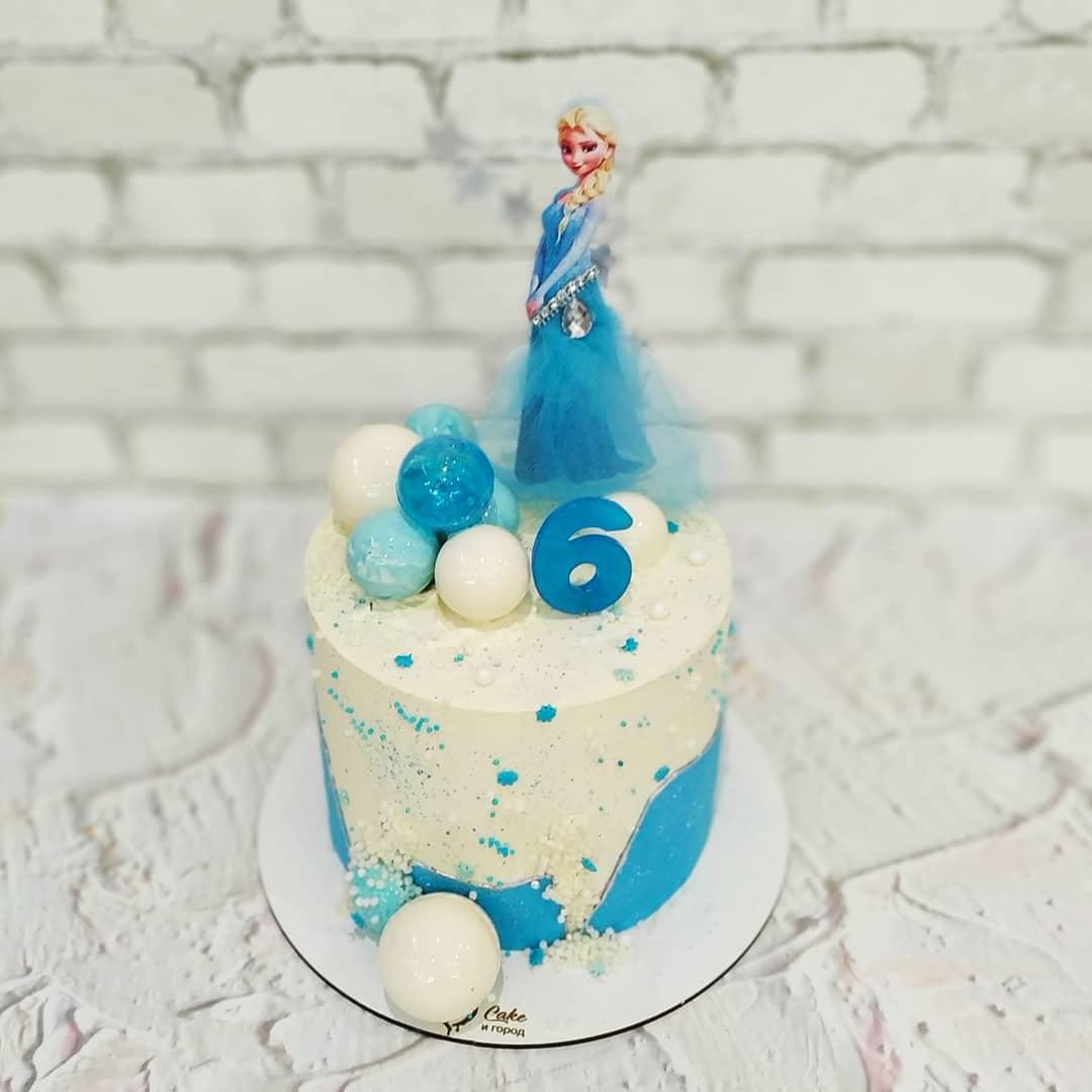 Купить Топпер Эльза на торт, Топпер Эльза в платье из фатина, Топпер из ...