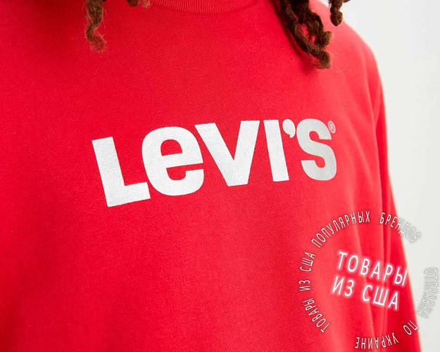 Мужская кофта Levis Graphic Crewneck Sweatshirt 194920083, кофта Левис ...