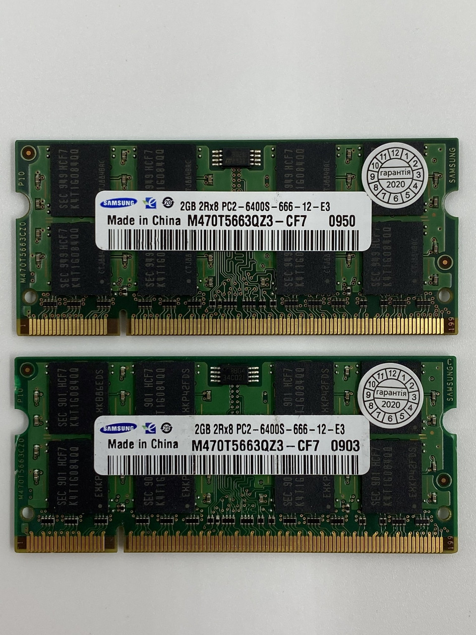 Оперативная Память для Ноутбука Samsung Sodimm Ddr2 4gb 2 2gb 800mhz