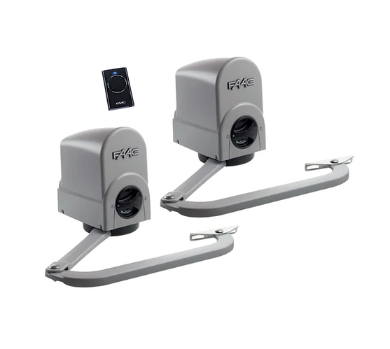 Купить Привод FAAC 391E с рычагом и встроенным блоком управления E024S для распашных ворот со ...