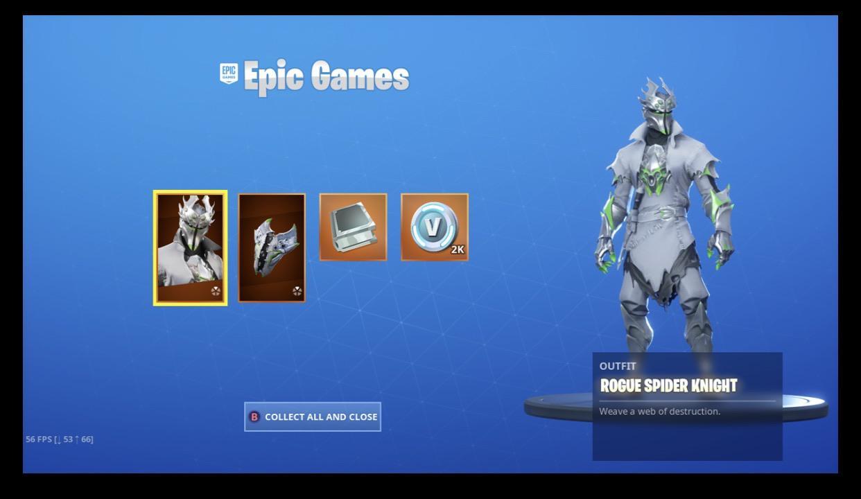 Купити Подарункова карта Fortnite: Rogue Spider Knight Bundle + 2000 V ...
