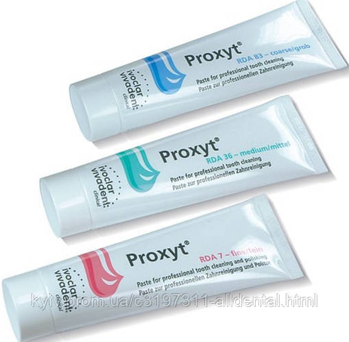 Паста для полировки и реставрации зубов PROXYT MEDIUM RDA 36 ...