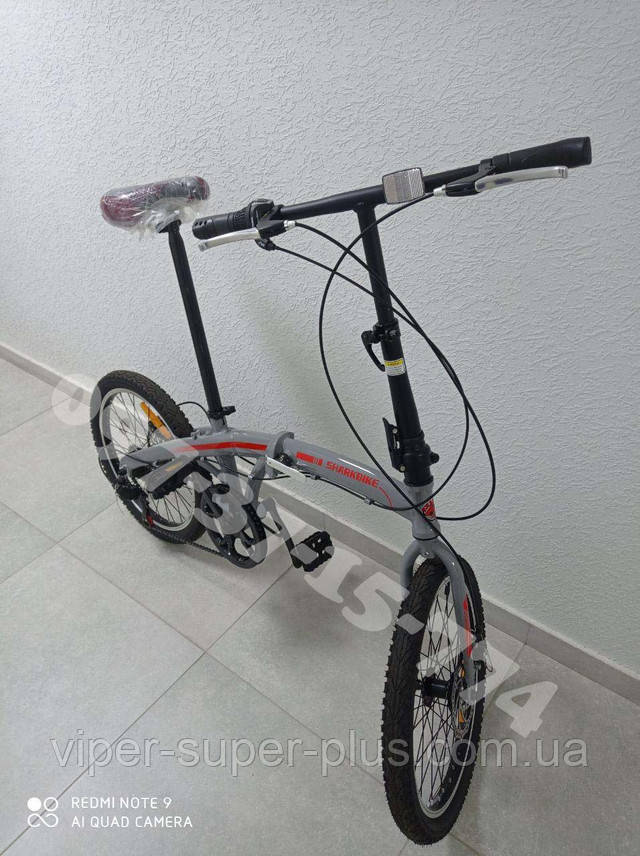 Купить Раскладной Велосипед SharkBike - 2006 Серый, переключатели и ...