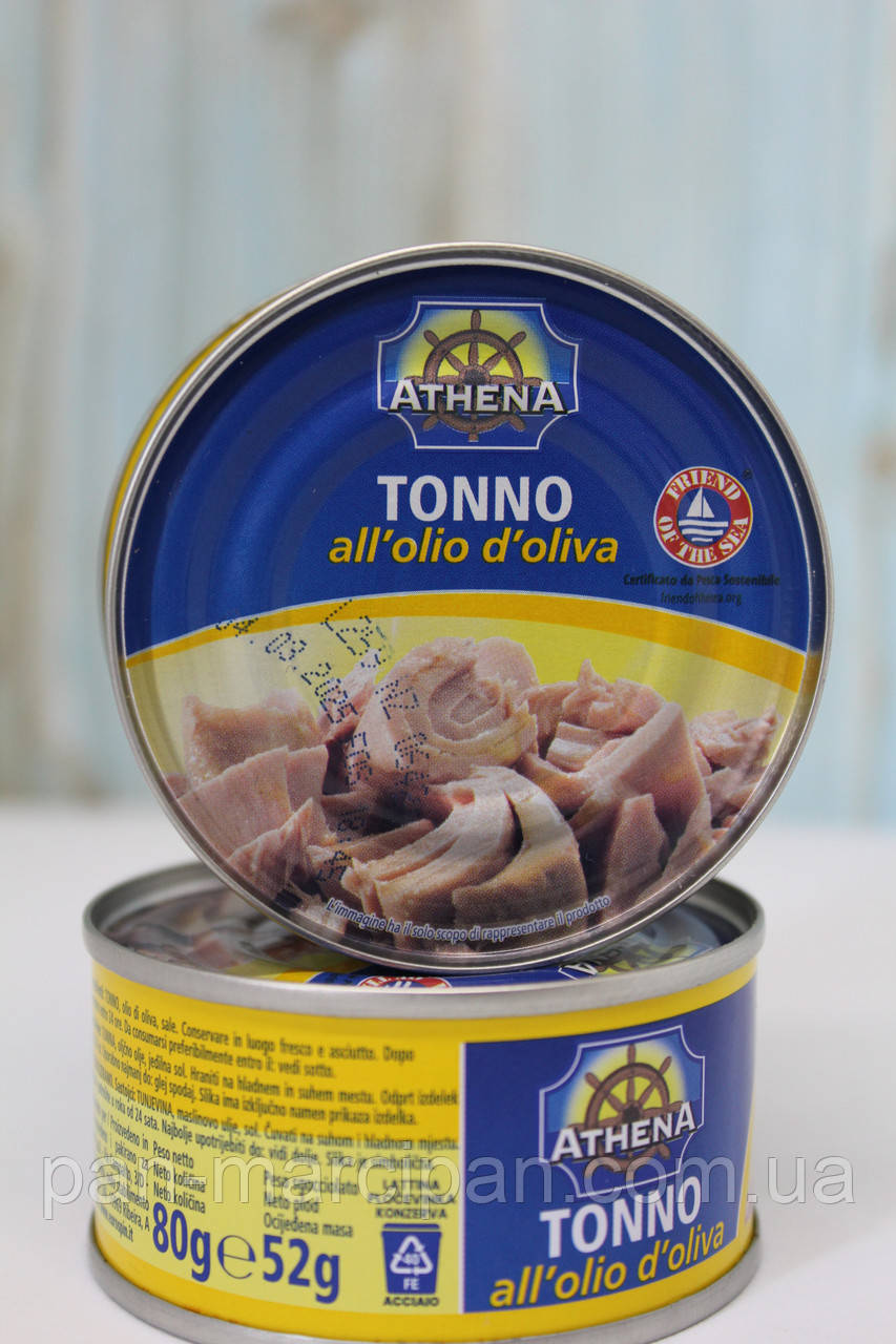 Тунець Athena Tonno all'olio d'oliva 80 гр: продажа, цена в Луцке ...