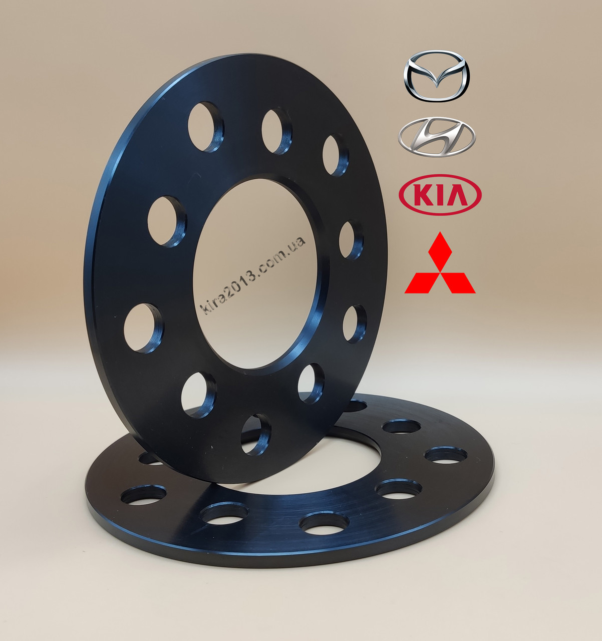 Проставки колесные 5мм для Mazda KIA Mitsubishi Hyundai PCD 5x114.3 DIA ...