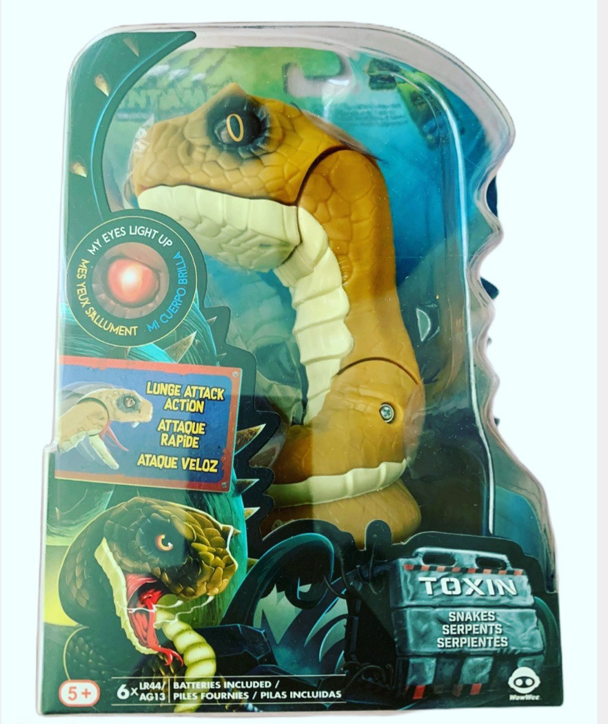 Интерактивная змея WowWee Untamed Snakes - Toxin (Rattle Snake ...