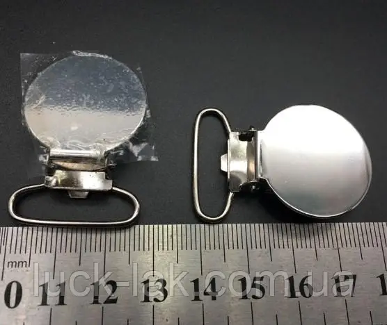 Купить Зажимы, клипсы металлические для чулок, подтяжек 25 мм, с ...