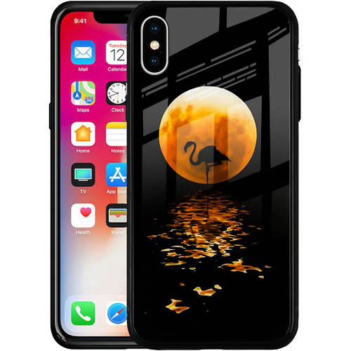 Накладка luminous glass case apple iphone x xs (moon) Накладка Luminous ...